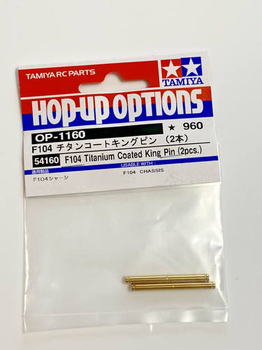 Tamiya 54160 F104 Titanium Coated King Pins Hop Up Options 1/10 NIP ...