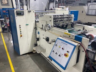 Scheffer Rotary cutter and AGM/WPM inline finishing equipment, Jetweb ...