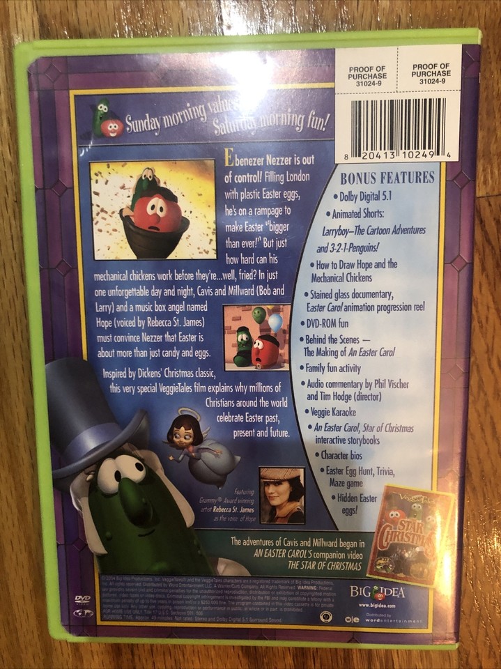 VeggieTales An Easter Carol DVD 820413102494| eBay