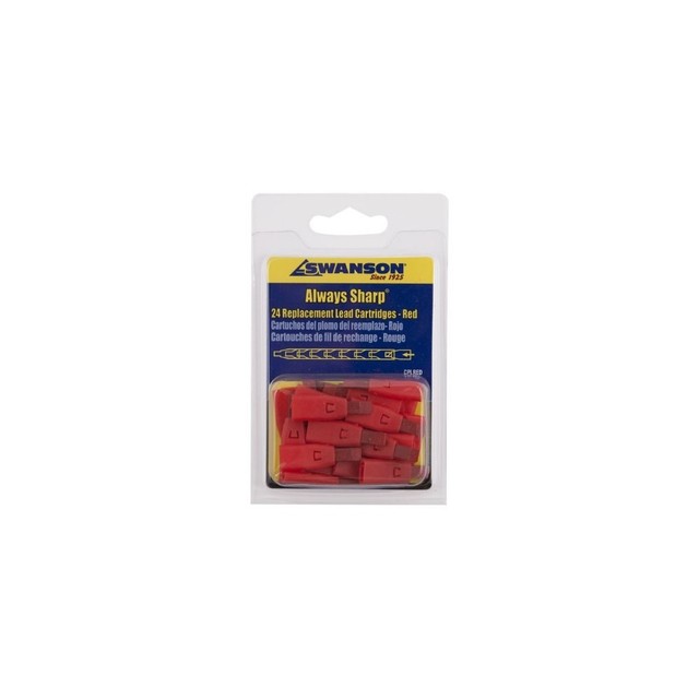 Swanson CPLRED Black Replacement Lead Cartridges for Alwayssharp ...