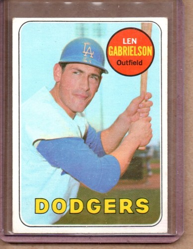 1969 TOPPS LEN GABRIELSON #615 (VG-EX) CREASE FREE | eBay