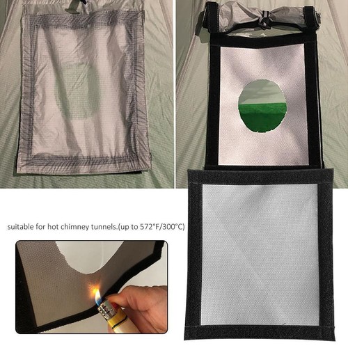 For Camping Tent Fireproof Cloth for Safe Stove Pipe Vent Heat ...