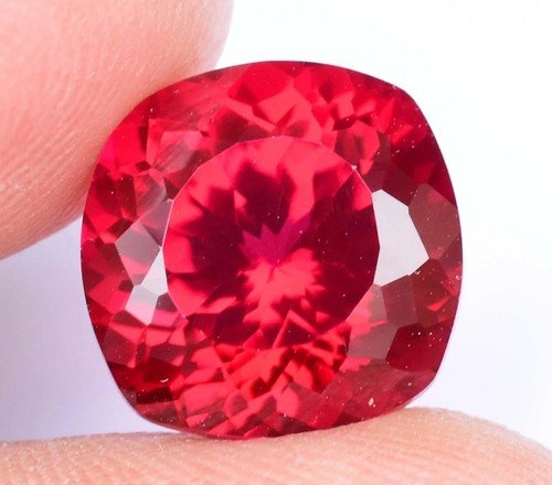 Natural Red Painite 10.40 Ct Cushion Certified Mogok Best Rare Loose ...