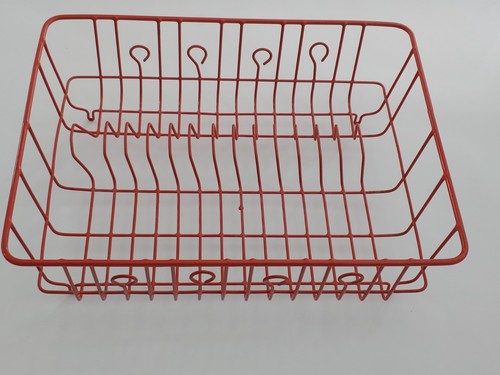 Rubbermaid Dish Drainer Rack Vintage Drying Red/orange Coated Wire ...