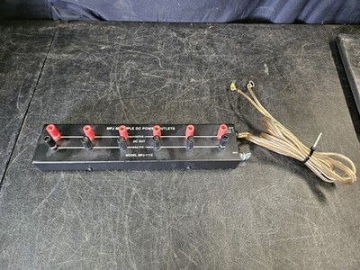 MFJ 1112 12 Volt 15 Amp 6 position DC Power Strip Outlet. | eBay