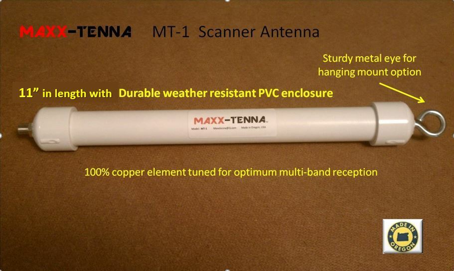 "Have it YOUR way!" Maxx-Tenna multi band Scanner Antenna with coax ...