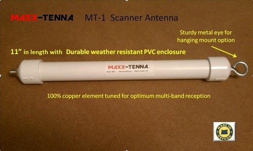 "Have it YOUR way!" Maxx-Tenna multi band Scanner Antenna with coax ...