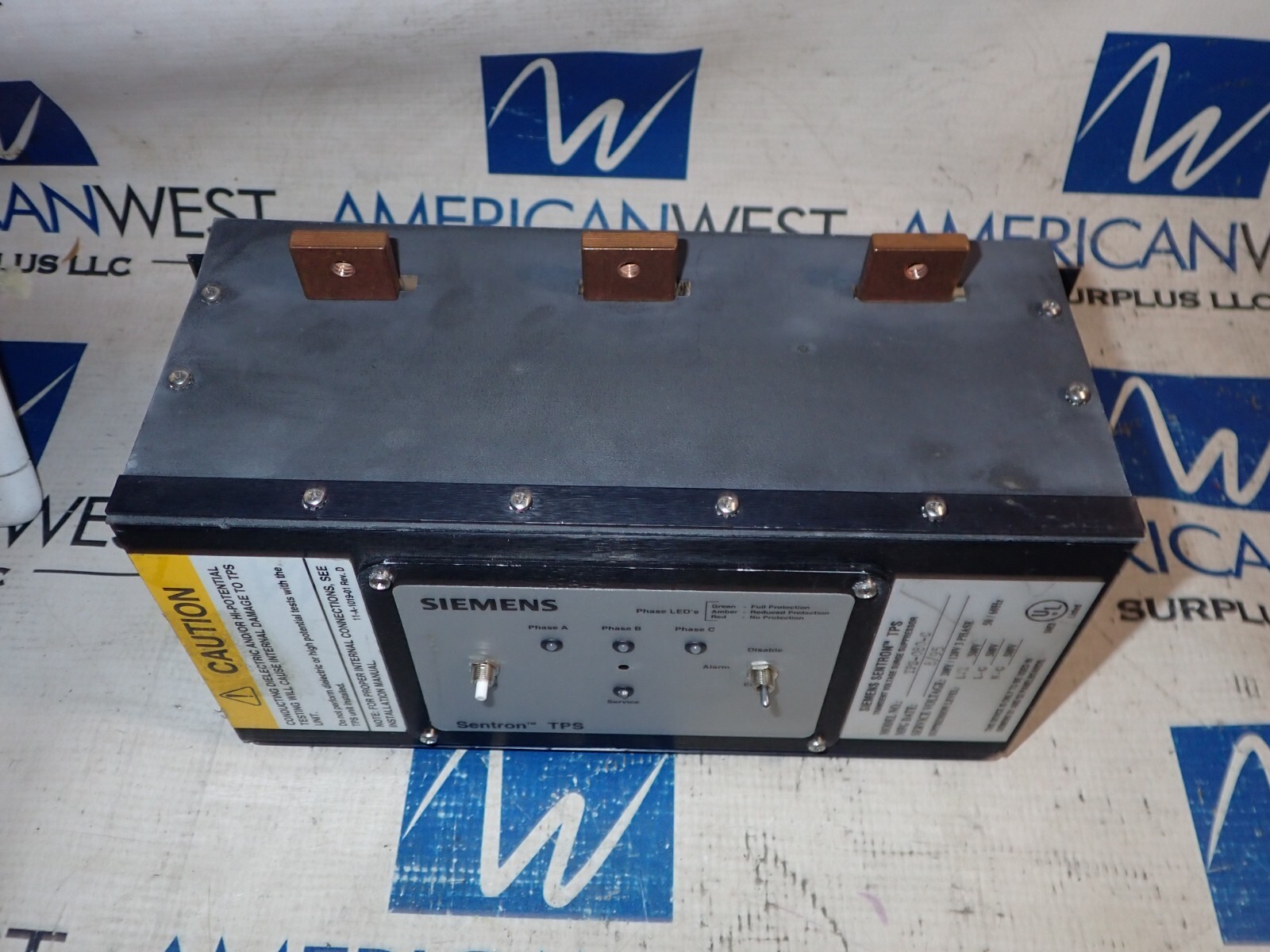 Siemens Sentron TVSS Surge Device TPS-080-C 208 volt 3 Phase | eBay