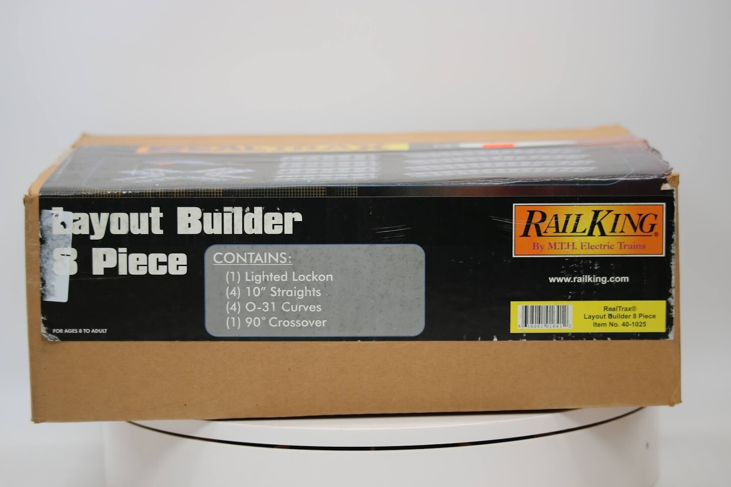 NIB MTH RealTrax - Layout Builder 8 PIECE LOT O Scale 3-Rail Track 40 ...