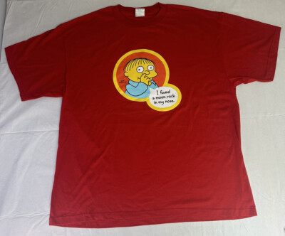 Vintage The Simpsons Ralph Wiggum I Found A Moon Rock In My Nose T ...