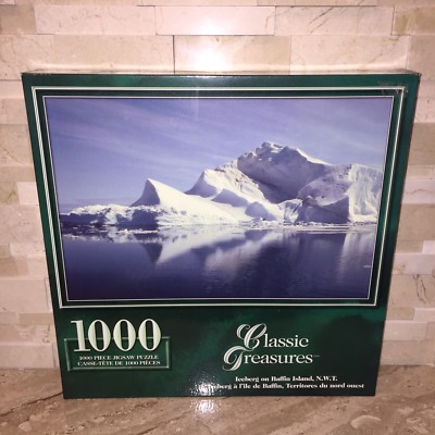 CLASSIC TREASURES ICEBERG ON BAFFIN ISLAND 1000 PC JIGSAW PUZZLE | eBay