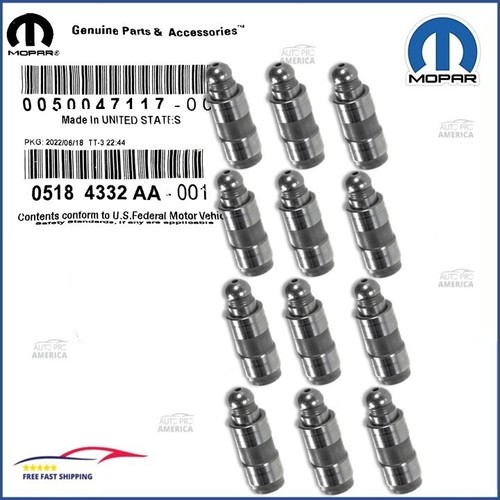 (12)OEM MOPAR 11-2021 JEEP DODGE CHRYSLER 3.6L PENTASTAR VALVE LIFTERS ...