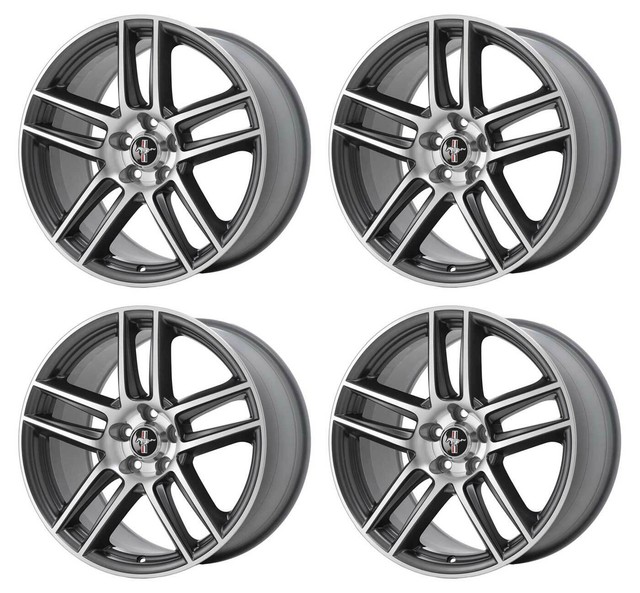 2013 Mustang Boss 302 Laguna Seca DR3Z-1007-B OEM 19" Staggered Wheels ...