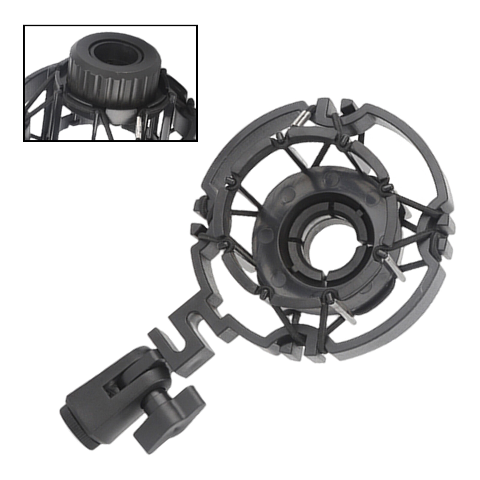 Microphone Shock Mount Stand Clip For AKG H-85 C3000 C2000 C4000 C414 ...