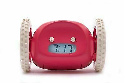Clocky Runaway Running Alarm Clock on Wheels Raspberry Genuine Nanda ...
