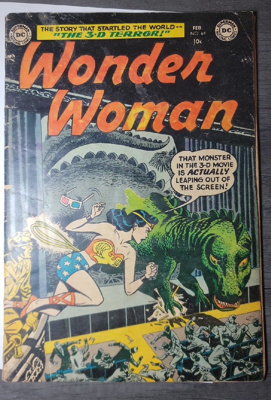 WONDER WOMAN 64 DC Comics Golden Age. 1954 HG Peter Art!! CGC It! | eBay