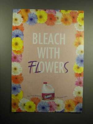 2004 Clorox Fresh Meadow Advertisement - With Flowers | eBay