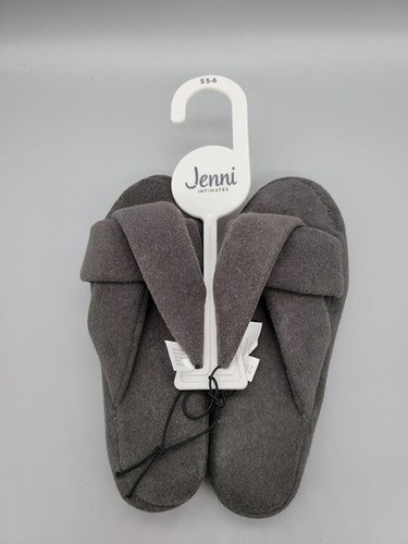 NWT Jenni Women's Intimates Slippers Grey Size S (5-6) | eBay