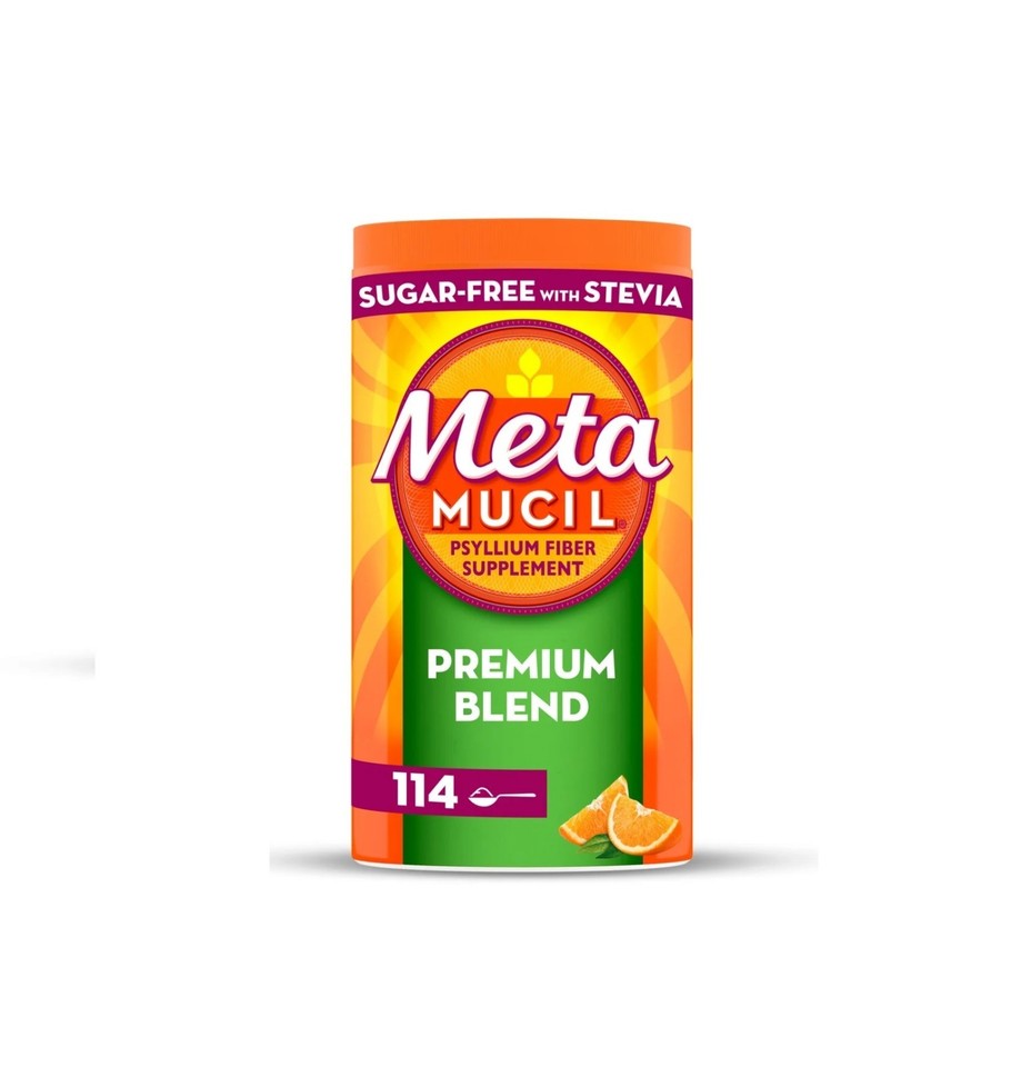 Metamucil Premium Blend Sugar-Free with Stevia - Orange 🍊 114 tsp | eBay