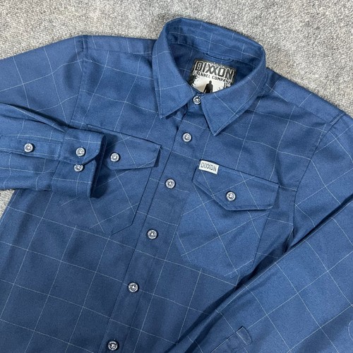 Dixxon Flannel Co Men's The Myers Blue Plaid Long Sleeve Button Down ...