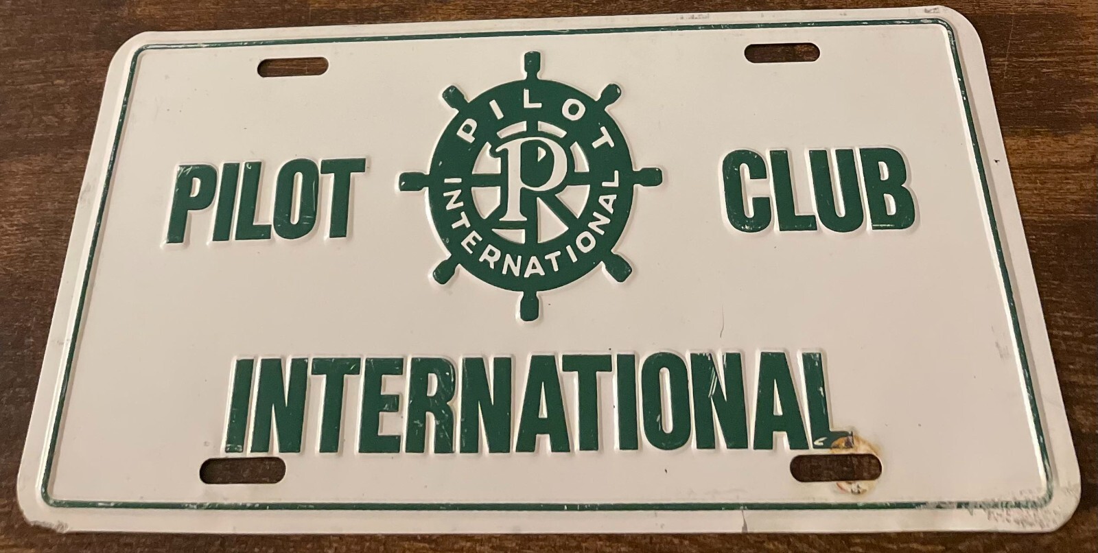 Pilot Club International Booster License Plate | eBay
