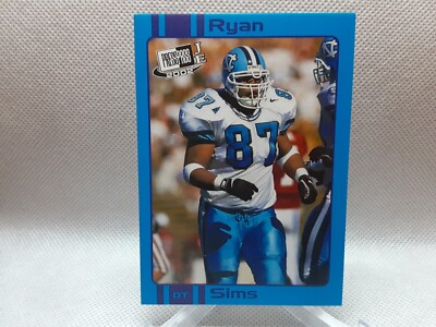🏈2002 Press Pass JE Old School Ryan Sims #OS6 Rookie RC | eBay
