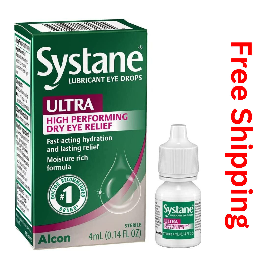 Systane Ultra Lubricant Eye Drops Fast Symptom Dry Redness Relief ...