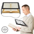 Large Full-Page Reading Magnifier with LED Lighted 3X Hands-Free ...