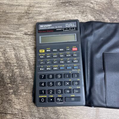 Sharp EL-531G Scientific Calculator Advanced D.A.L. Function Display ...
