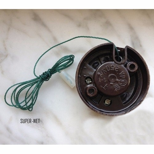 4 X Plastic 4amp Wall Pull Cord Light Switch 250V 1 Gang 1 Way Vintage ...