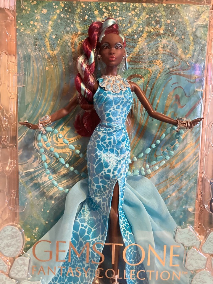 Barbie Signature Gemstone Fantasy Collection Turquoise Doll NRFB | eBay