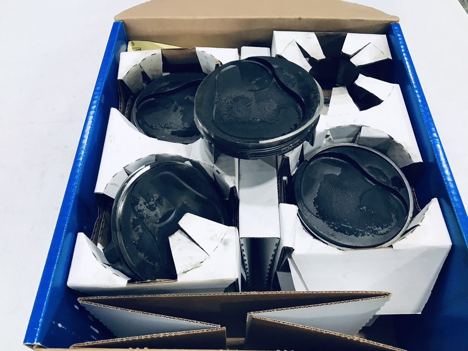 BRODIX SBC Alum Block JE Pistons Dirt Late Model IMCA Race Car FREE ...