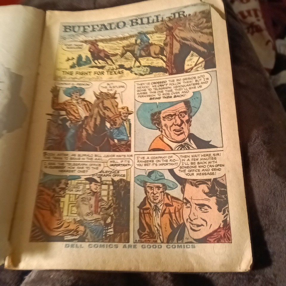Buffalo Bill Jr. #9 Comic Book 1958 Dell Comics Silver age western tv ...