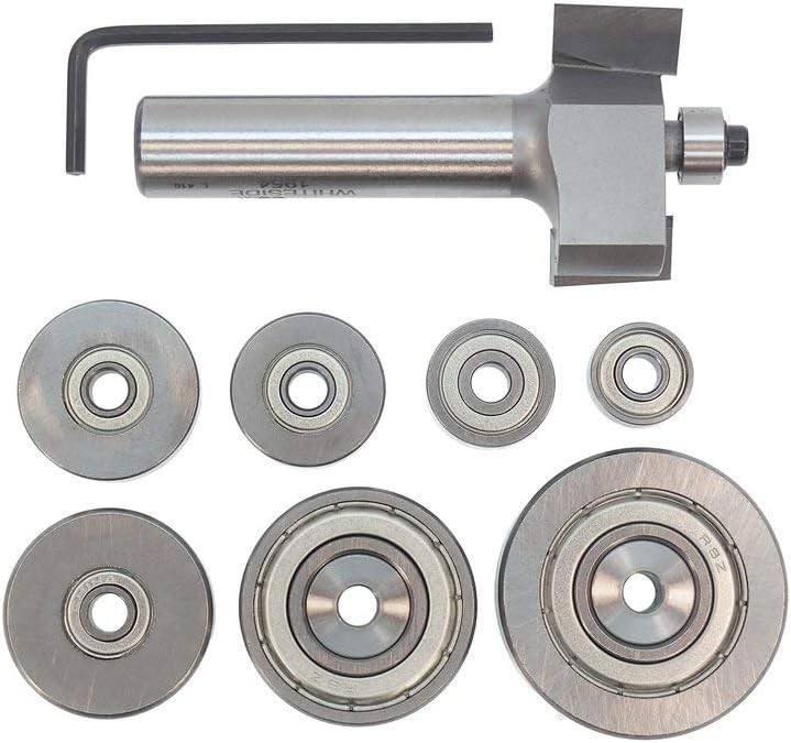 Multi Rabbet Router Bit Set Carbide Tipped 1-3/8" Diameter & 1/2 ...