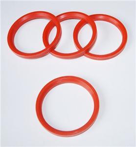 x4 Centre Spigot Rings 76mm TSW to fit Ford 63.4mm | eBay UK