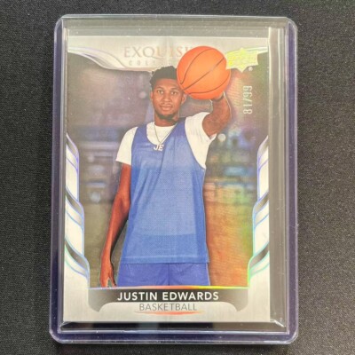 💎2024 UPPER DECK GOODWIN CHAMPIONS EXQUISITE COLLECTION /99 JUSTIN ...