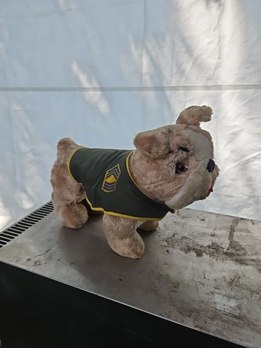 Vintage Sergeant Stubby Plush Bulldog Master Industry Stuffed Animal | eBay