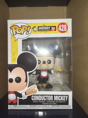 Funko Pop Mickey the True Original 90 Years Conductor Mickey Vinyl ...