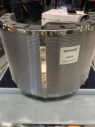 NEEWER NW-6 MICROPHONE SOUND ISOLATION SHIELD VOCAL BOOTH -READ! | eBay