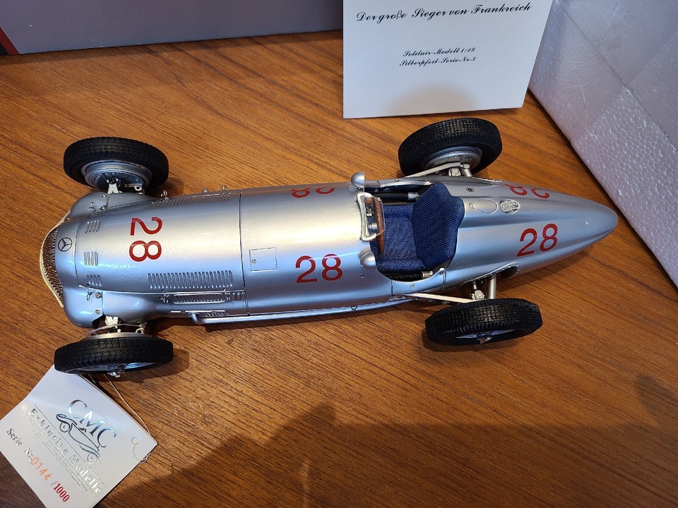 CMC Mercedes-Benz W154 1938 Silver Lld Ed. Of 1000 M-025 1:18 New With ...