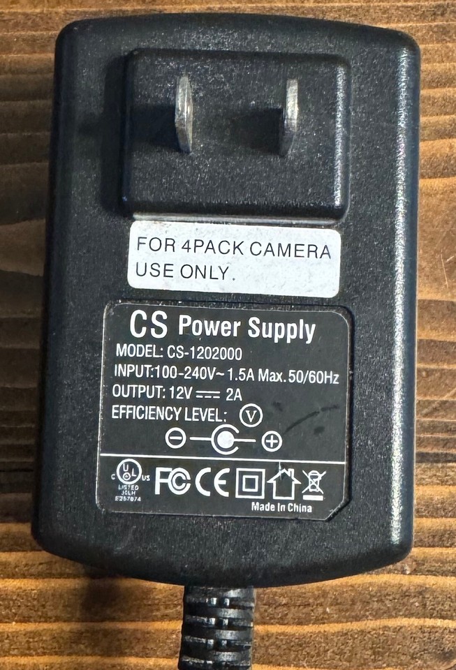 Genuine CS Power Supply Switching Adapter CS-1202000 Output 12v 2A | eBay