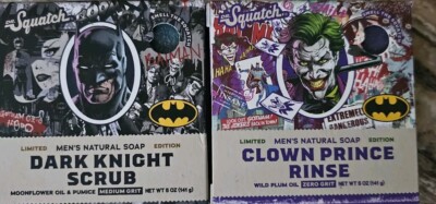 Dr. Squatch Dark Knight Scrub & Clown Prince Rinse 2-Pack Limited ...