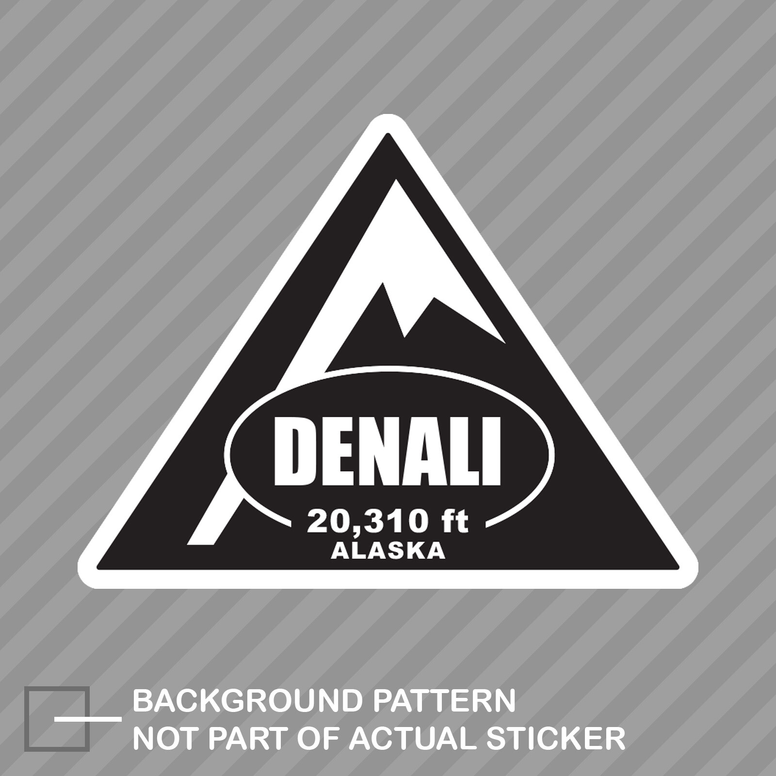 Denali Sticker Decal alaska summit peak mount mckinley mountaineering ...