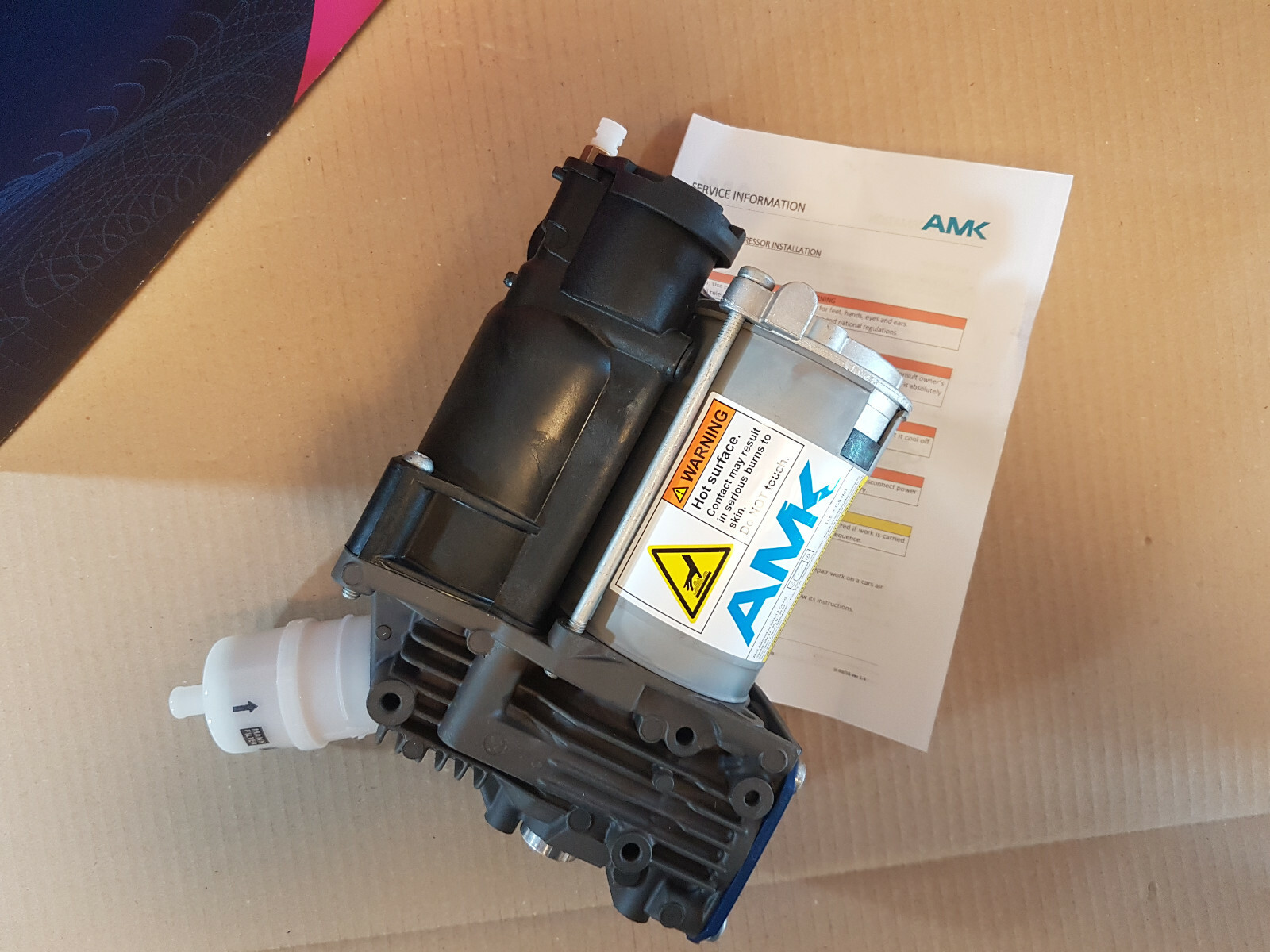 GENUINE AMK Air Suspension Compressor PUMP BMW X5 X6 E70 E71 E72 ...