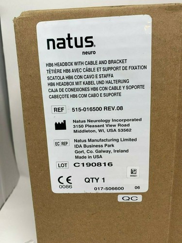NEW Natus Neurology HB-6 Headbox 515-012600 EDX HB6 Fast Free Shipping ...
