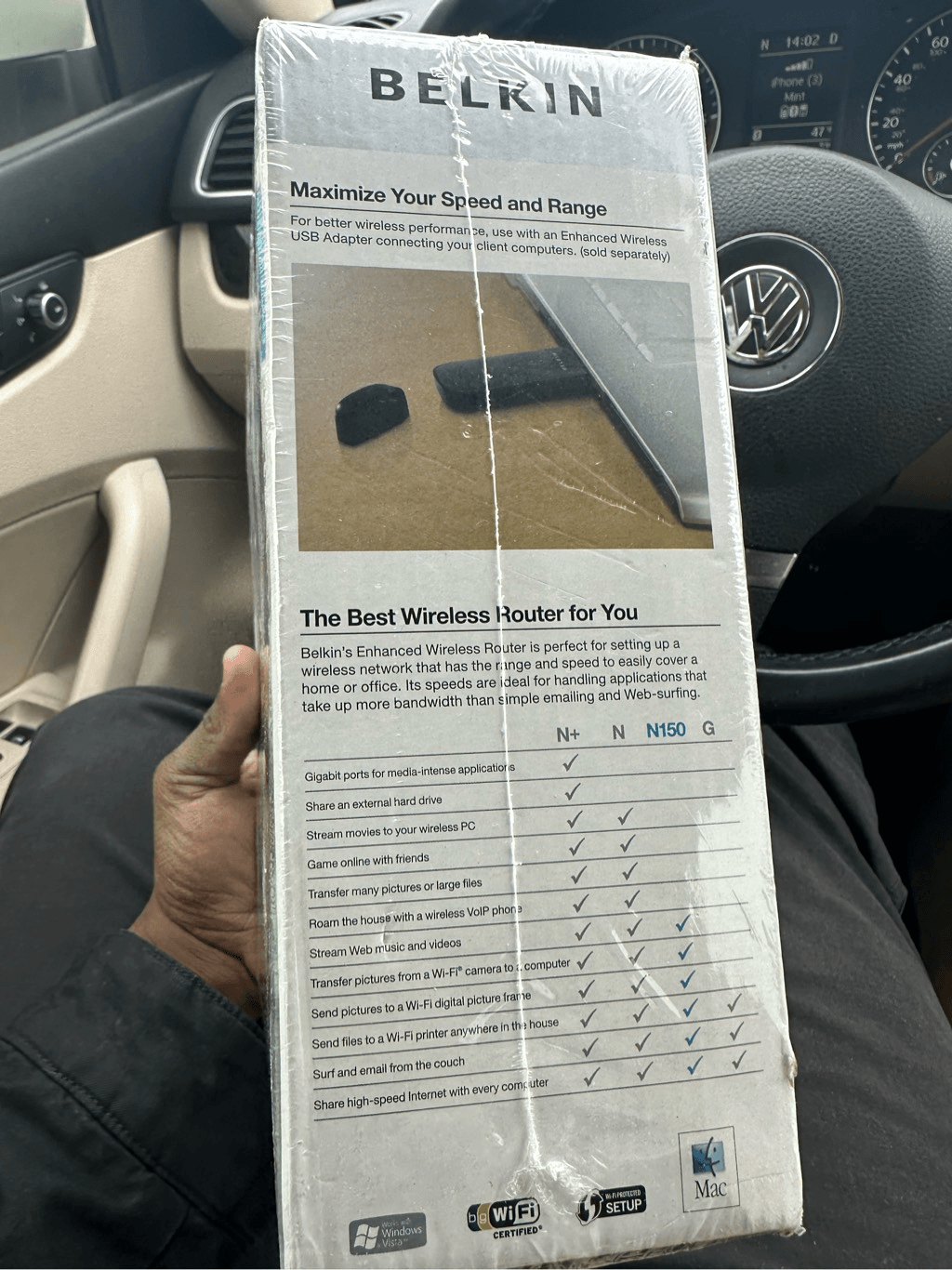 NEW SEALED Belkin Enhanced Wireless Router #N150 | eBay