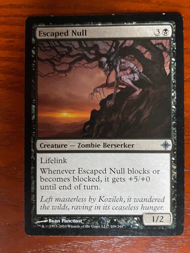 MTG Escaped Null SINGLE USED EXCELLENT CONDITION SEE PHOTOS | eBay