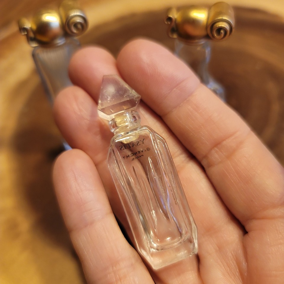 VTG Givenchy Mini Tiny Perfume Glass Bottles Lot Of 3 Fragrance ...