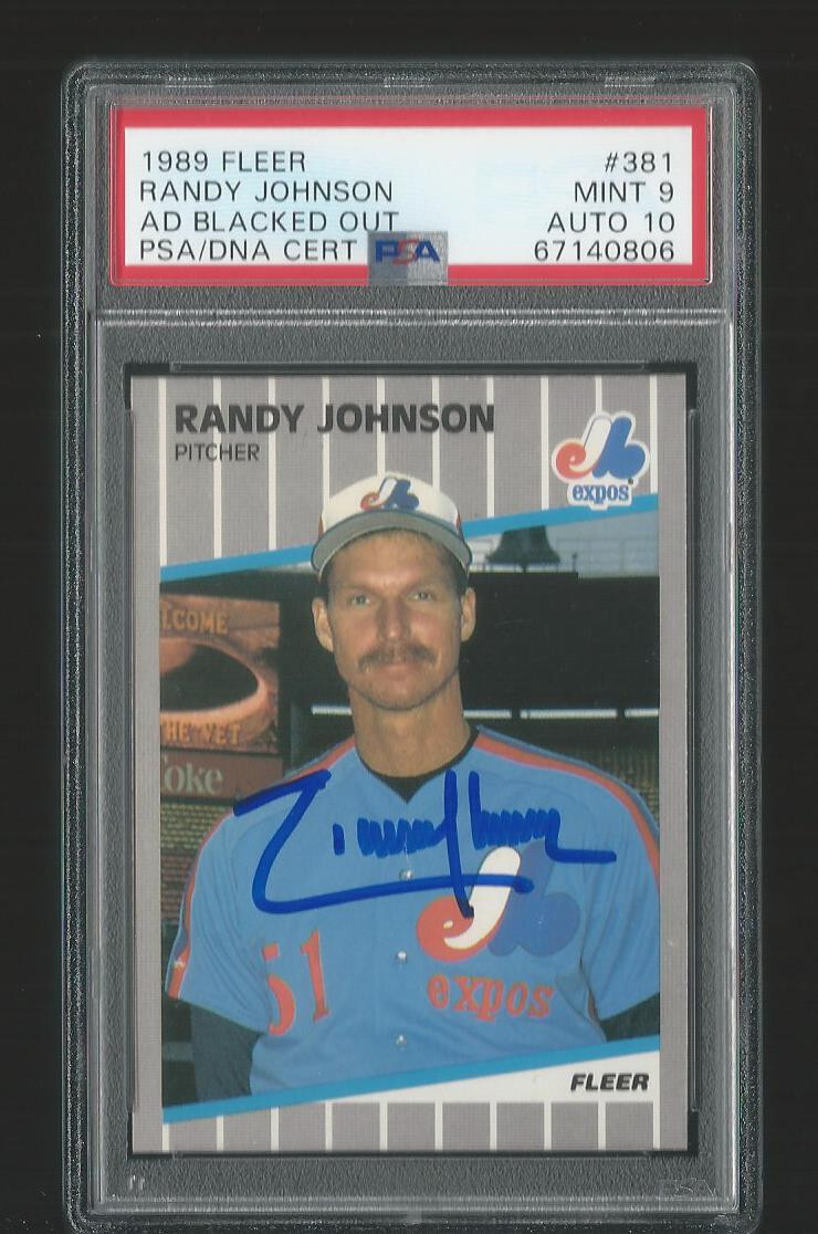 Randy Johnson Autographed Memorabilia | Signed Photo, Jersey ...