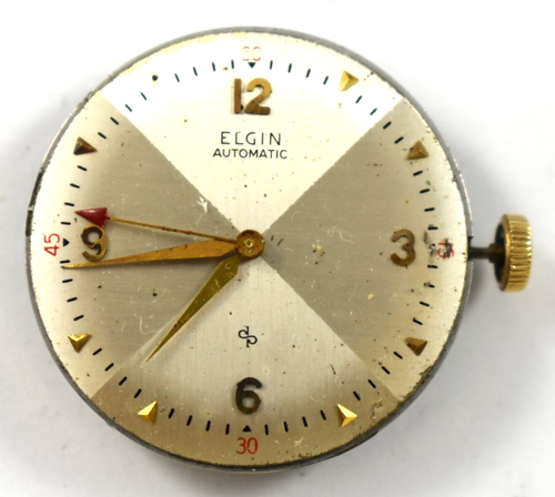 Vintage Elgin Bumper Automatic 18J 607 Wrist Watch Movement lot.qn | eBay